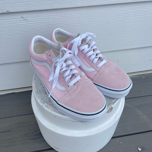 Vans | Shoes | Light Pink Womans Vans Tennis Shoes | Poshmark